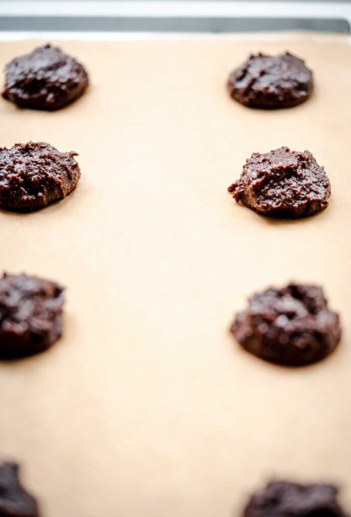 Chocolate Fudge Tahini Cookies - Eat Fresh Glow