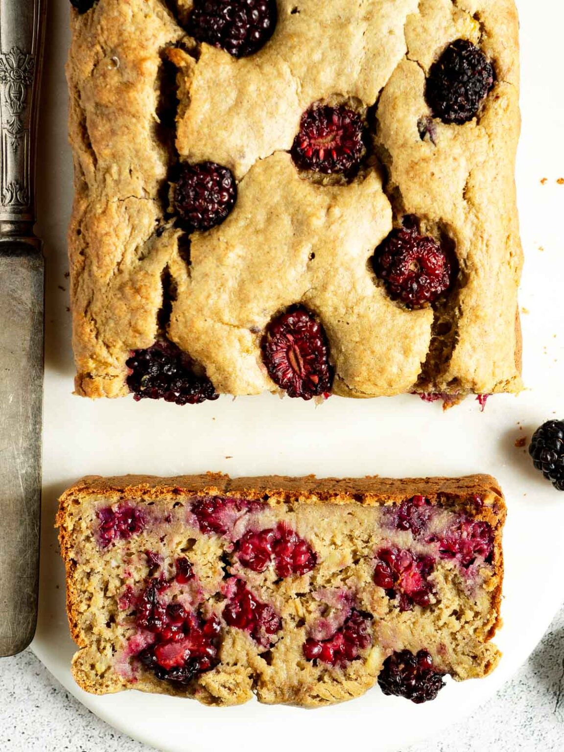 Blackberry Banana Bread Recipe - Easy and Gluten Free - Eat Fresh Glow