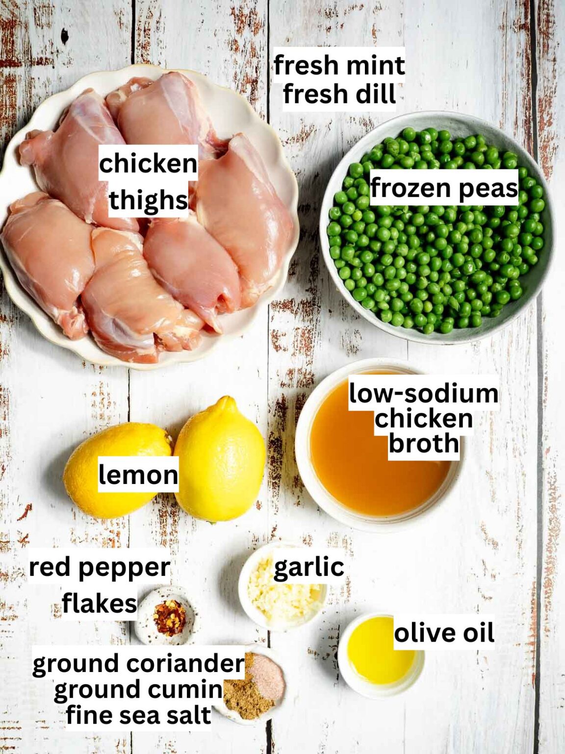 Best Chicken Thighs (Skillet Recipe with Peas and Fresh Herbs) - Eat ...