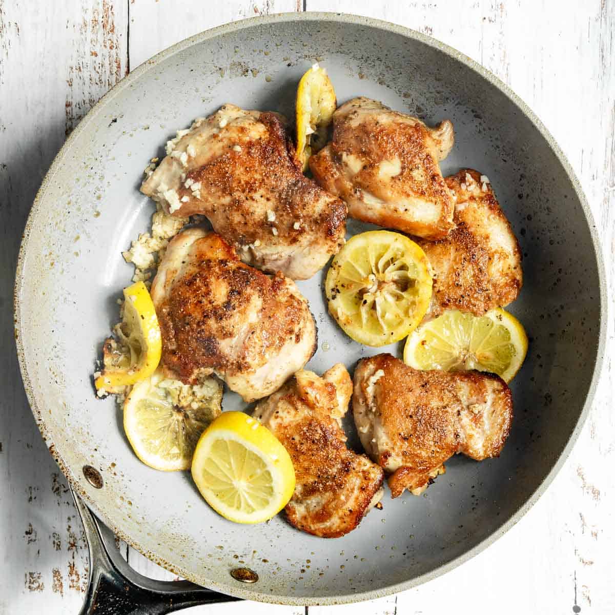 Best Chicken Thighs (Skillet Recipe with Peas and Fresh Herbs) - Eat ...